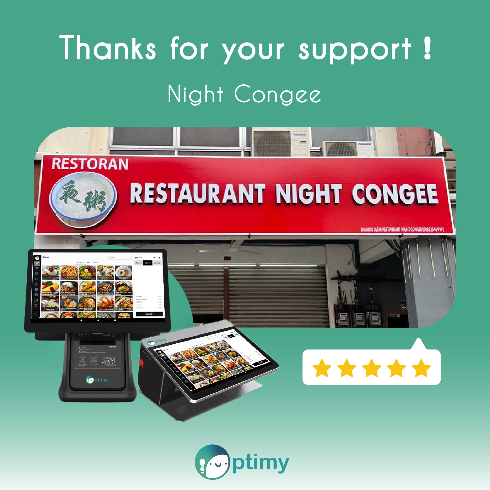 Your One Stop F&B Solution - Optimy POS